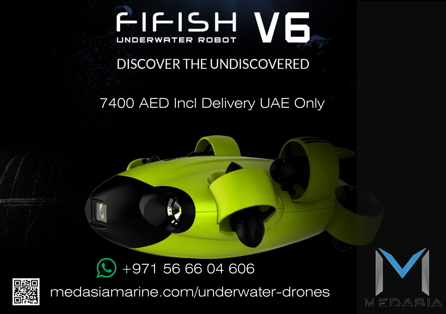 Fifish V6 Mini ROV - Medasia Marine